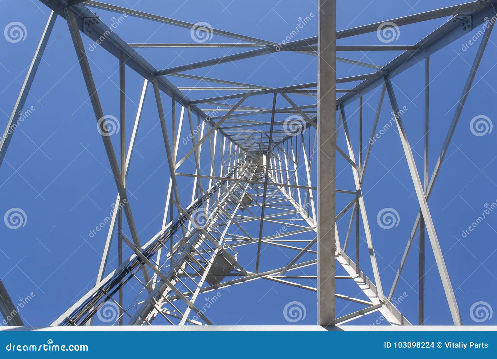 The cell tower stock photo. Image of mast, tower, communication - 103098224