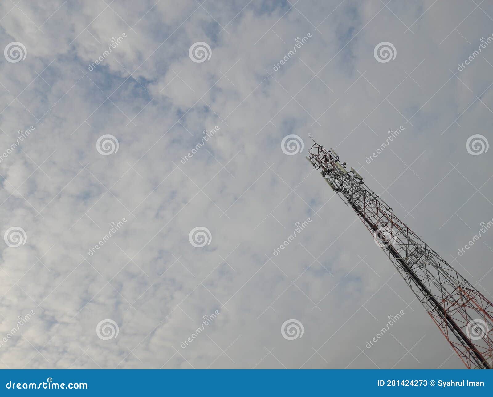 Cell Towers for Telecommunications Signals Stock Image - Image of ...