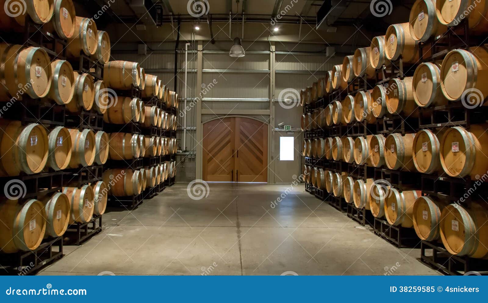 A Cellar of Casks Aging Cabernet Editorial Image - Image of cabernet ...
