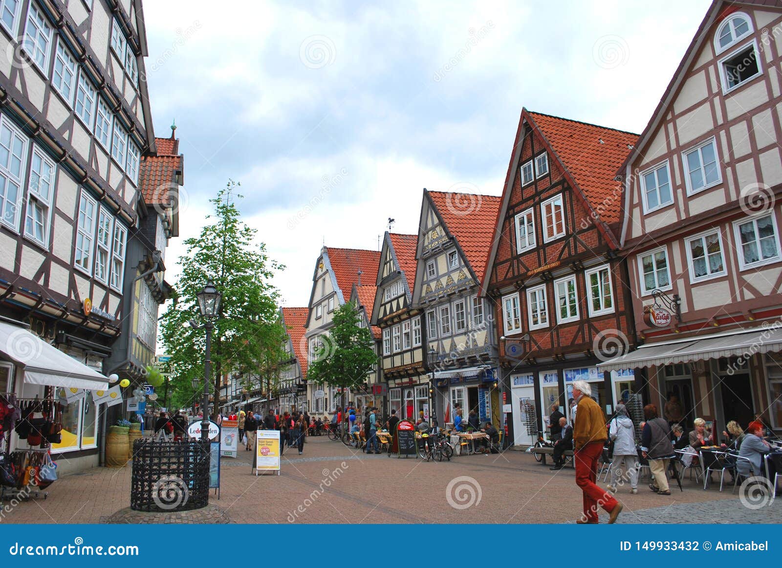 The View of the Historical Center of Celle Editorial Photography ...