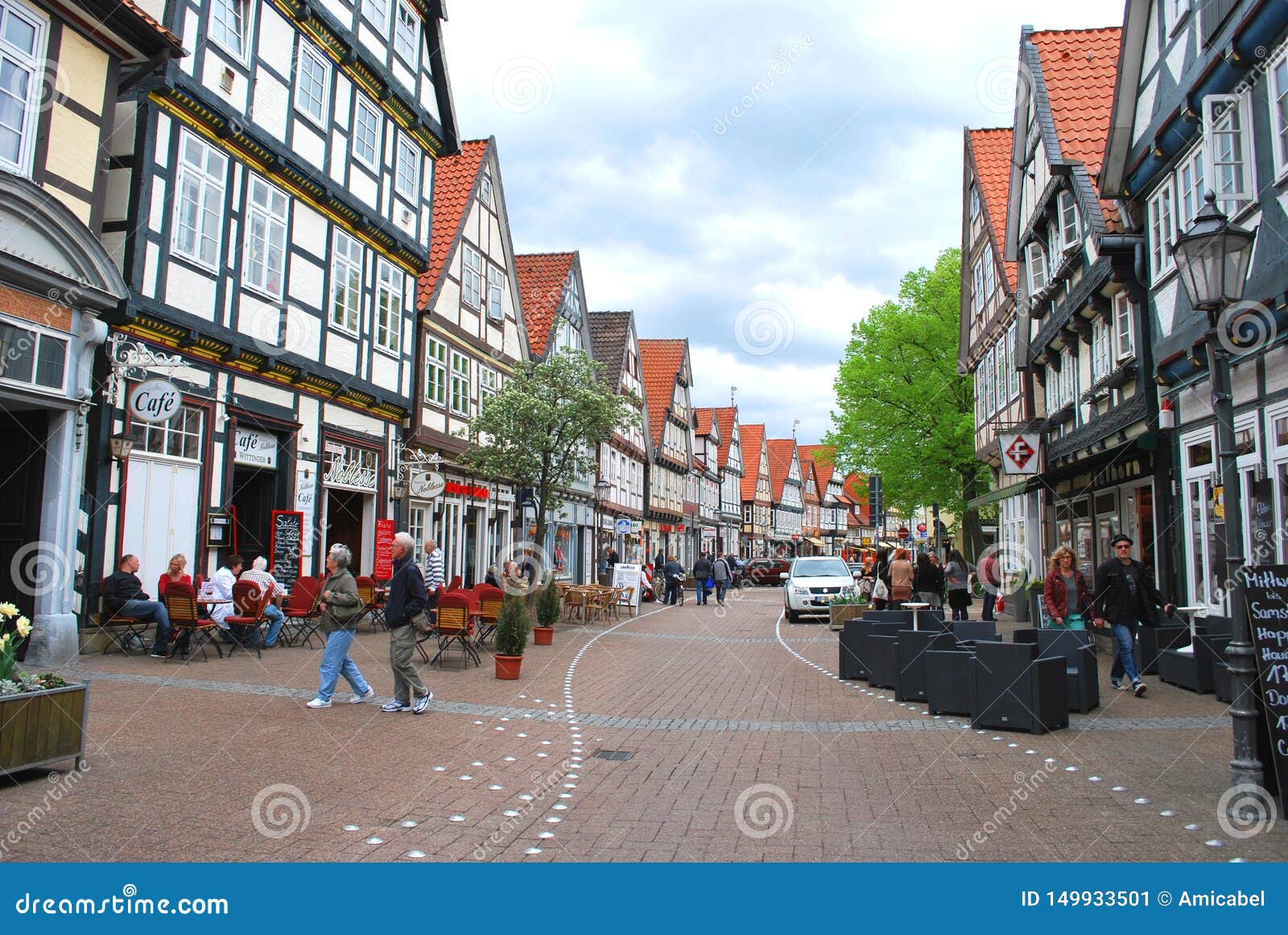 The View of the Historical Center of Celle Editorial Photo - Image of ...