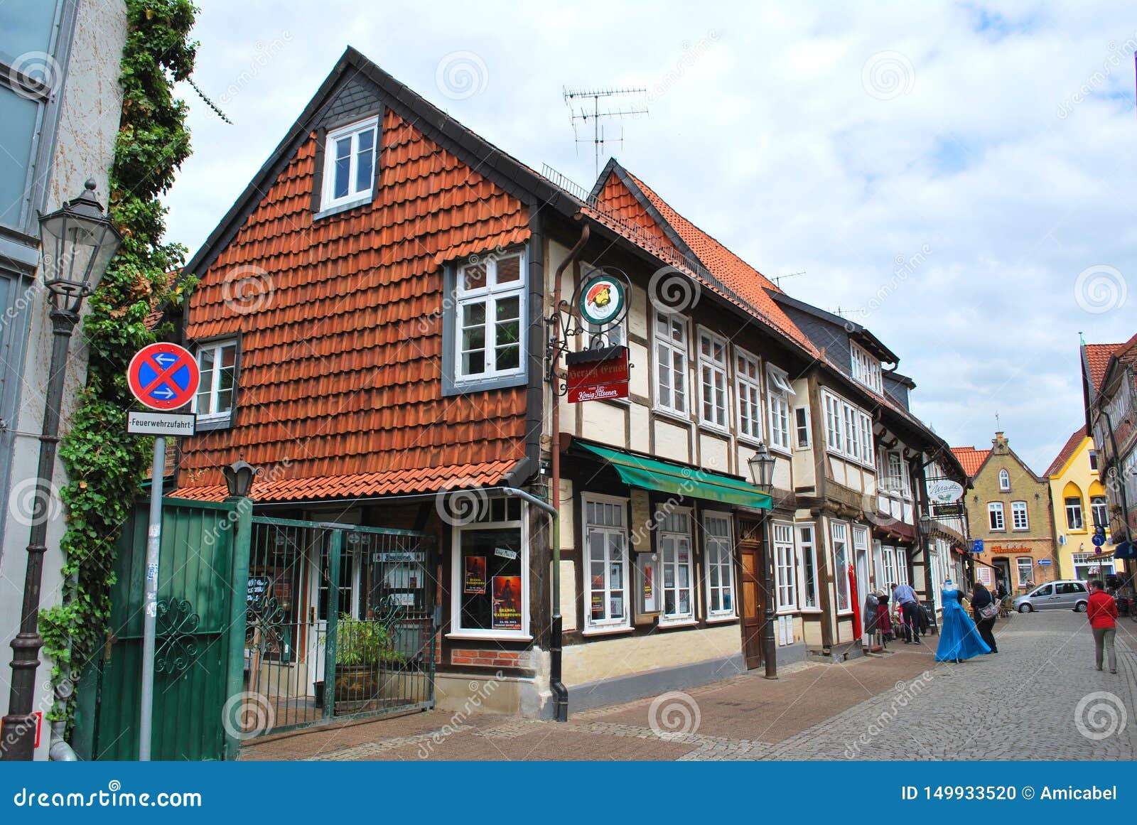 The View of the Historical Center of Celle Editorial Image - Image of ...