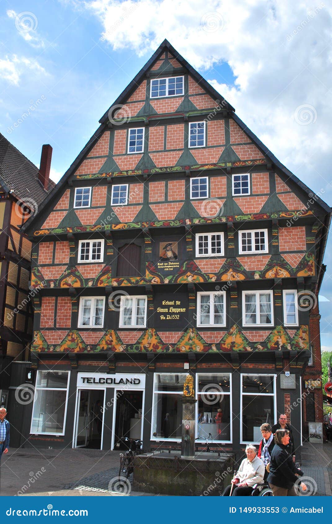 The View of the Historical Center of Celle Editorial Stock Photo ...