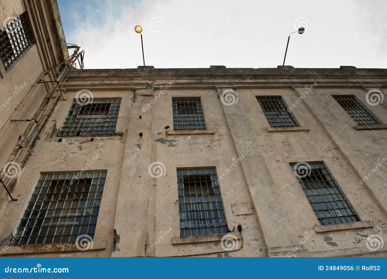 Cellhouse Building at Alcatraz Stock Photo - Image of walls, california ...