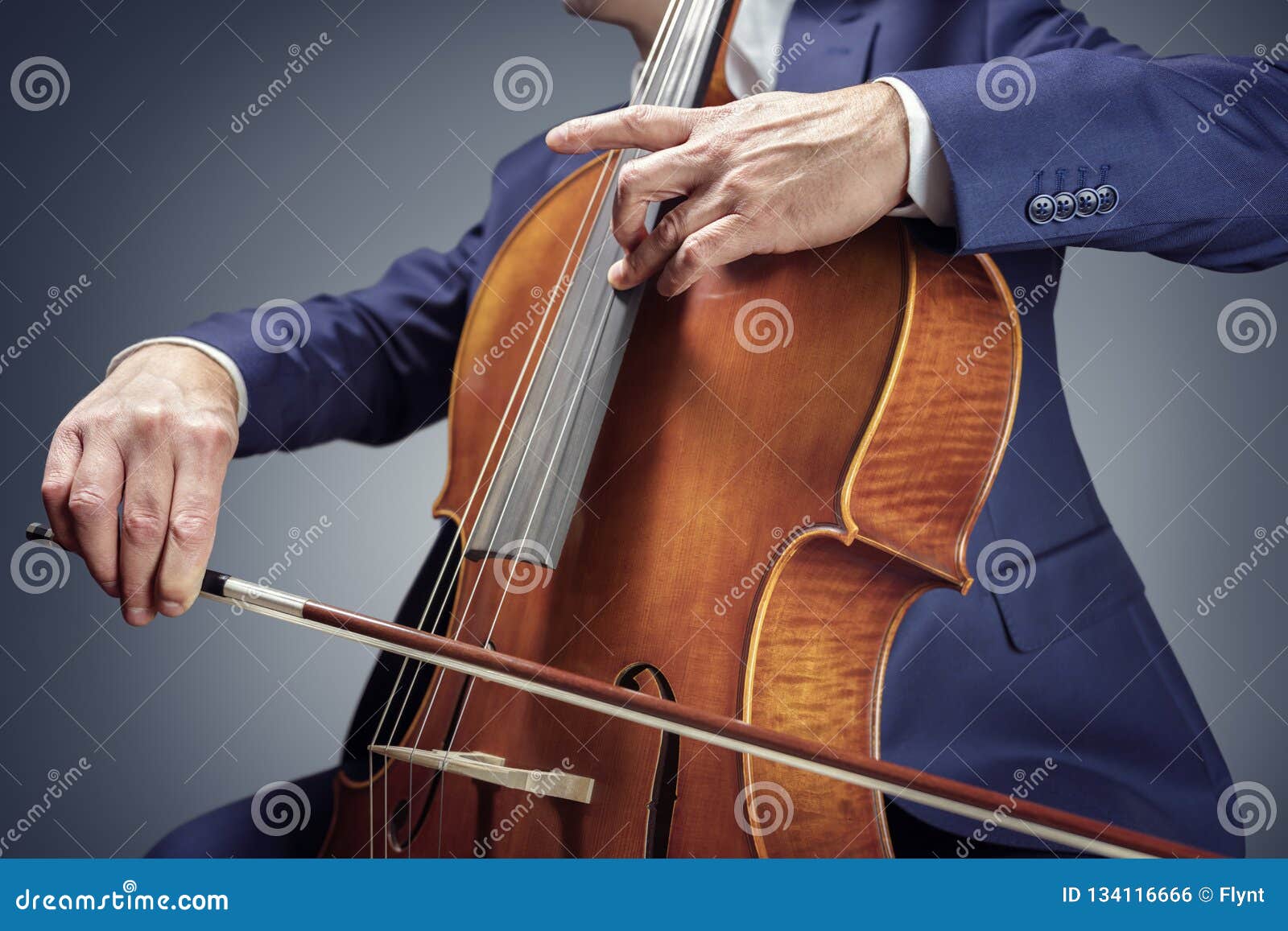 Cellist or Cello Player Performing Stock Photo - Image of instrument ...