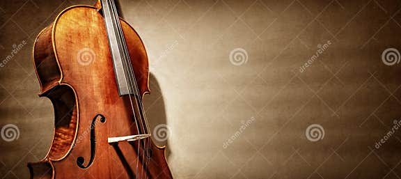Cello Background with Copy Space for Music Concept Stock Photo - Image ...