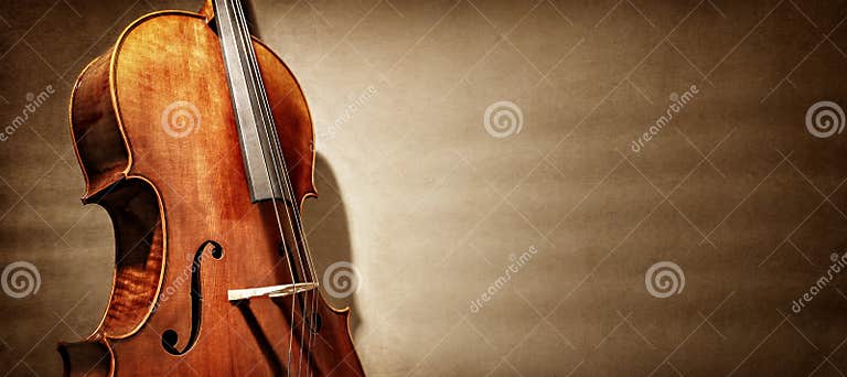 Cello Background with Copy Space for Music Concept Stock Photo - Image ...