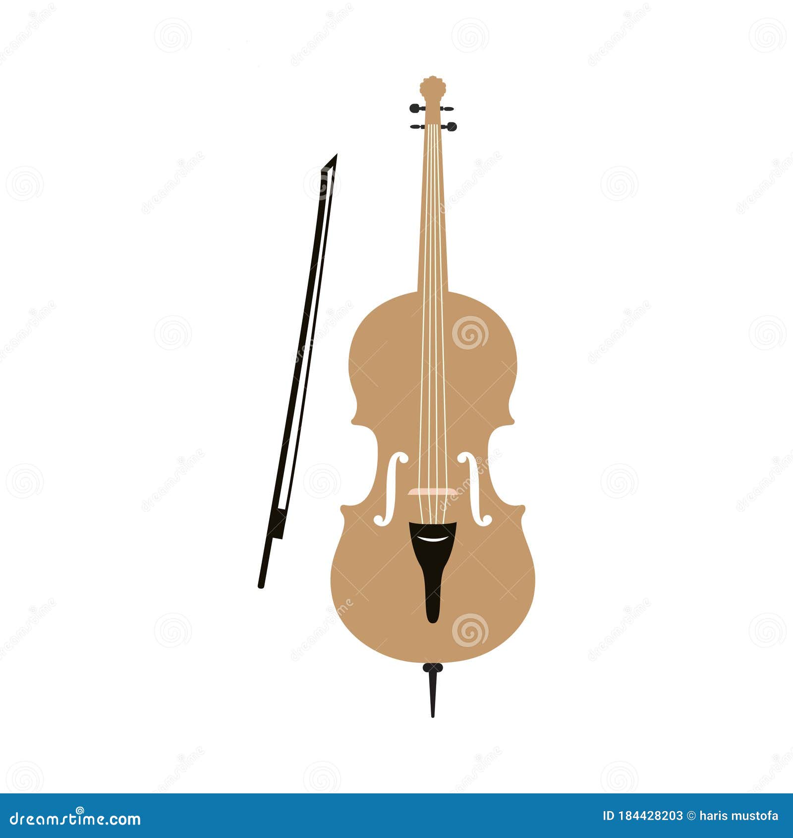 Cello Graphic Design Template Vector Isolated Stock Illustration ...