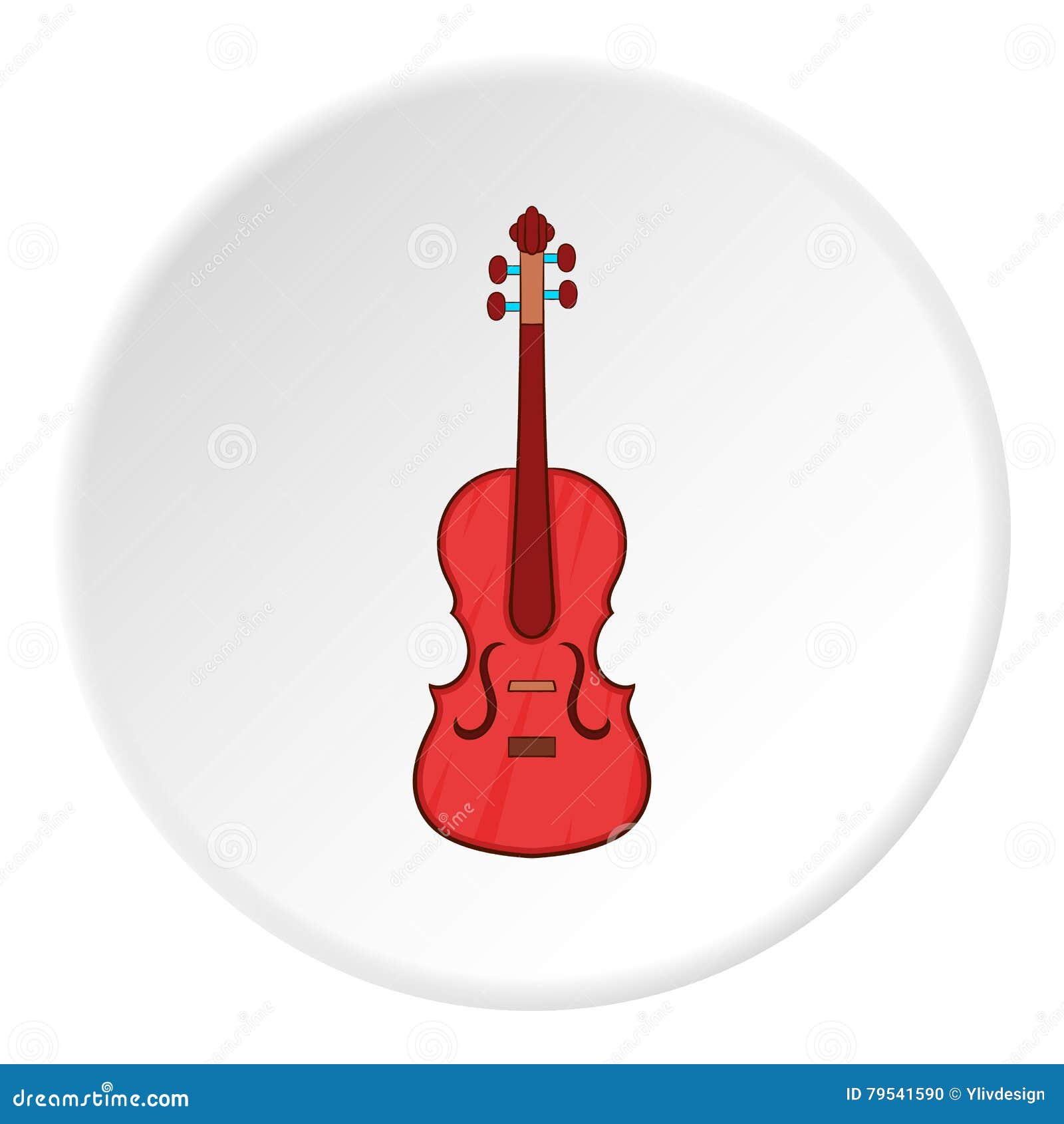 Cello icon, cartoon style stock vector. Illustration of equipment ...