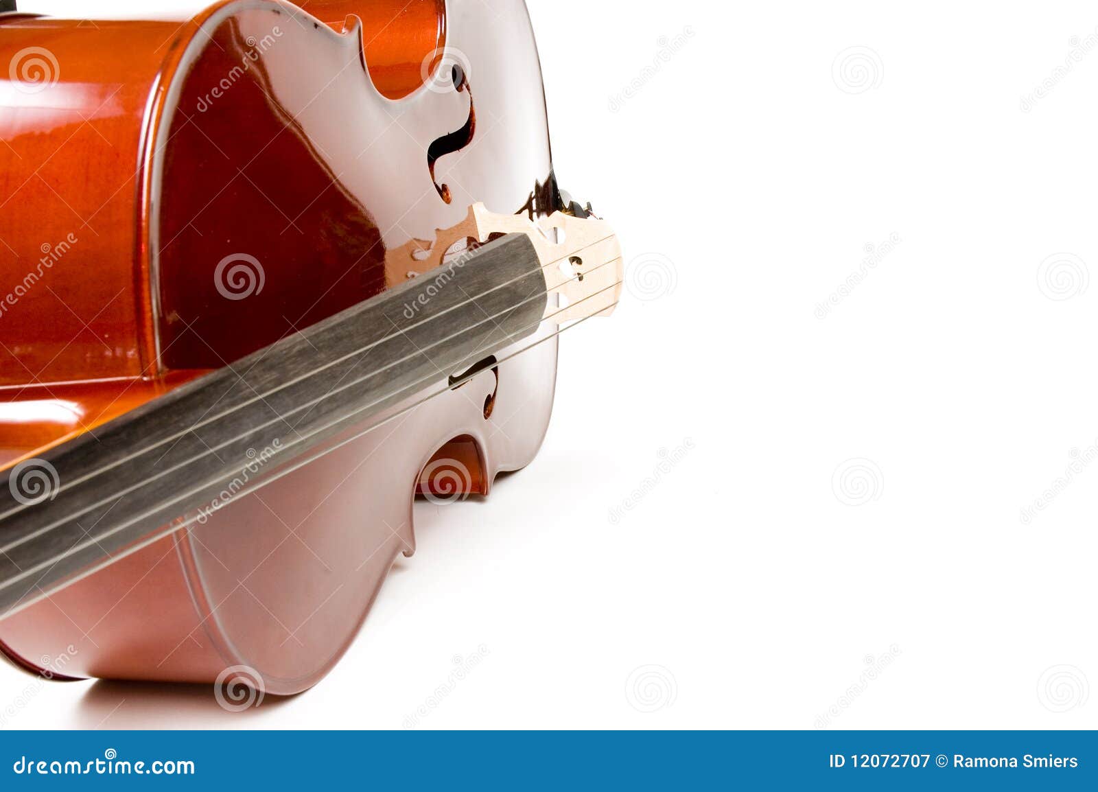 Cello, Isolated on White with Shadow Stock Image - Image of object ...