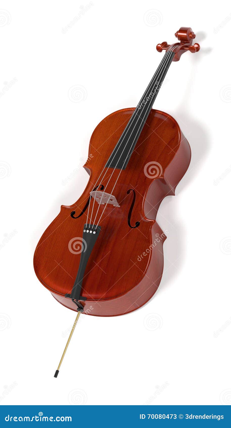 Cello musical instrument stock illustration. Illustration of play ...