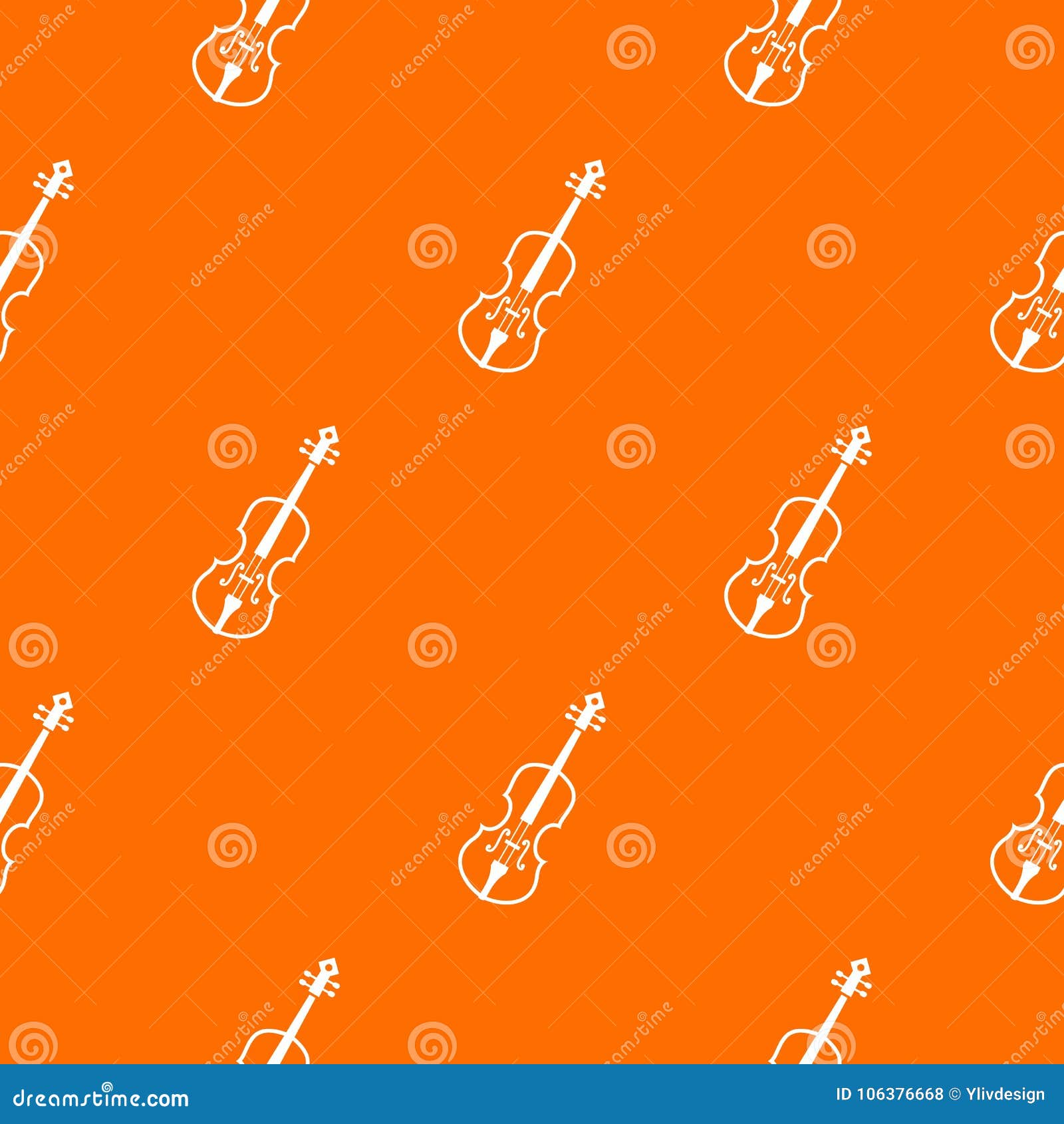 Cello pattern seamless stock vector. Illustration of fiddle - 106376668