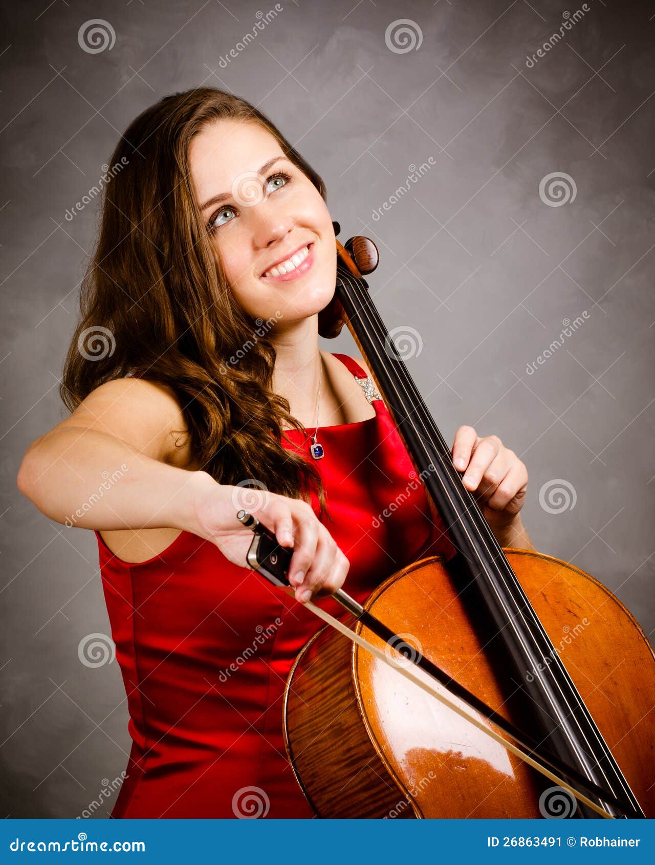 Cello player stock image. Image of female, cellist, person - 26863491