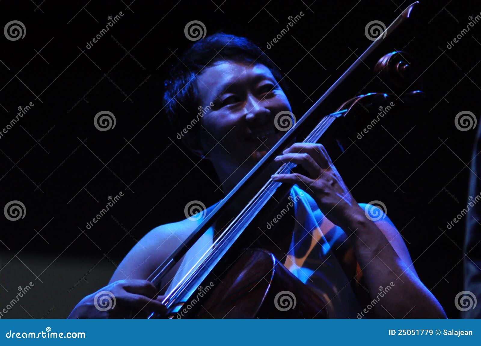 Cello Player Performs Live on the Stage Editorial Stock Image - Image ...