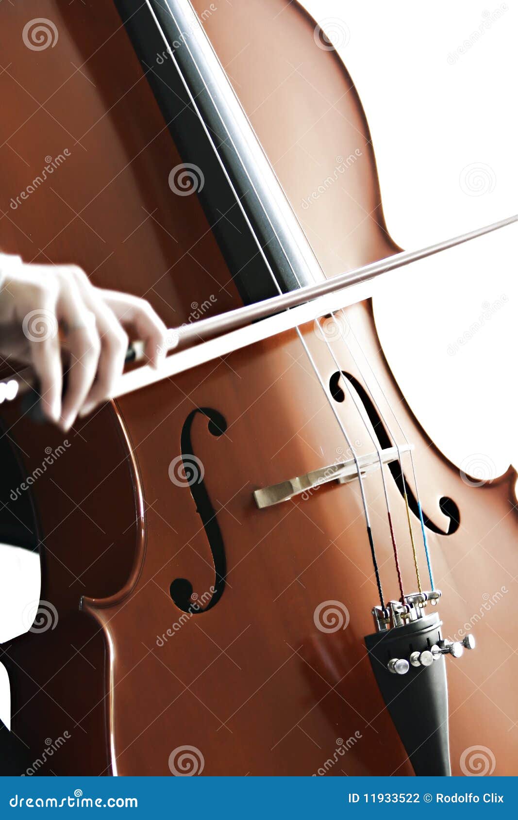 Cello playing stock photo. Image of gripping, isolated - 11933522