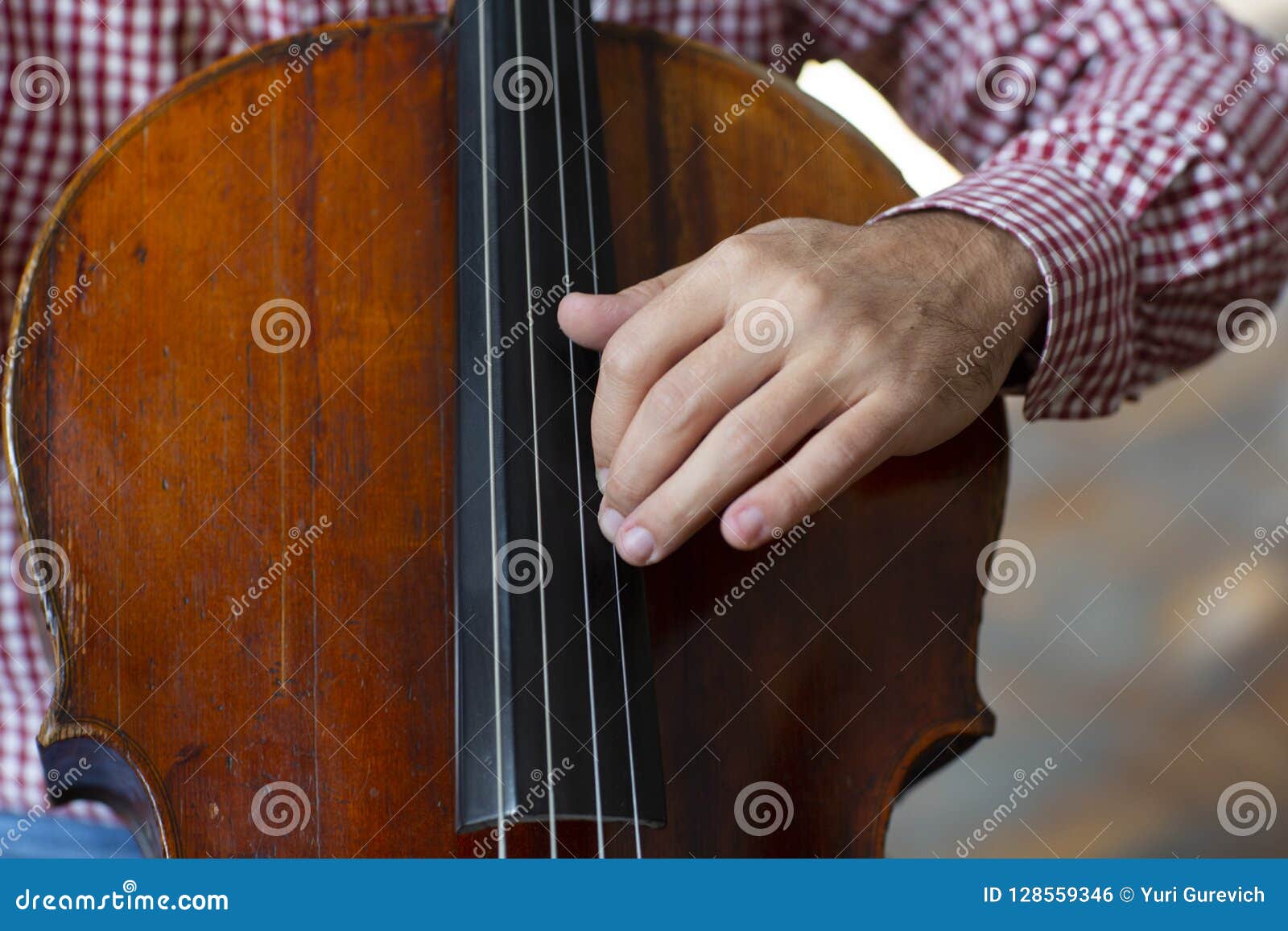 Cello Playing Cellist Hands Close Up Orchestra Instruments Stock Photo ...