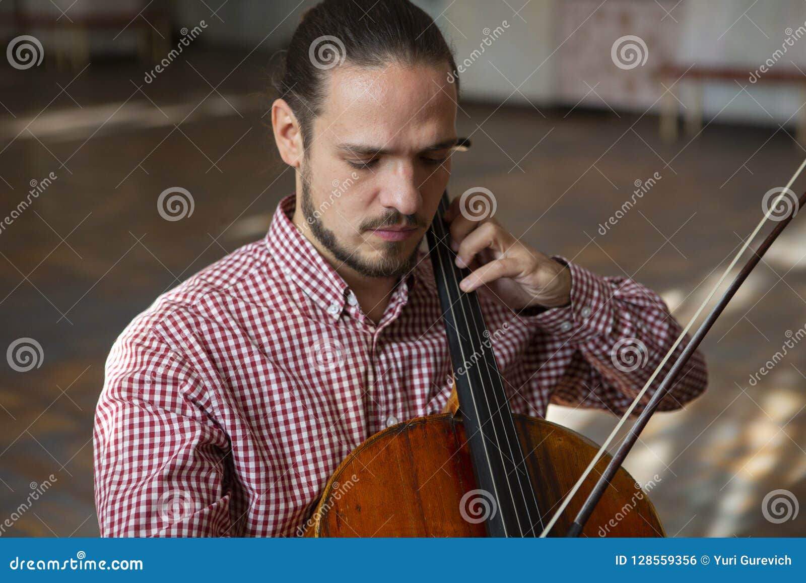 Cello Playing Cellist Hands Close Up Orchestra Instruments Stock Photo ...