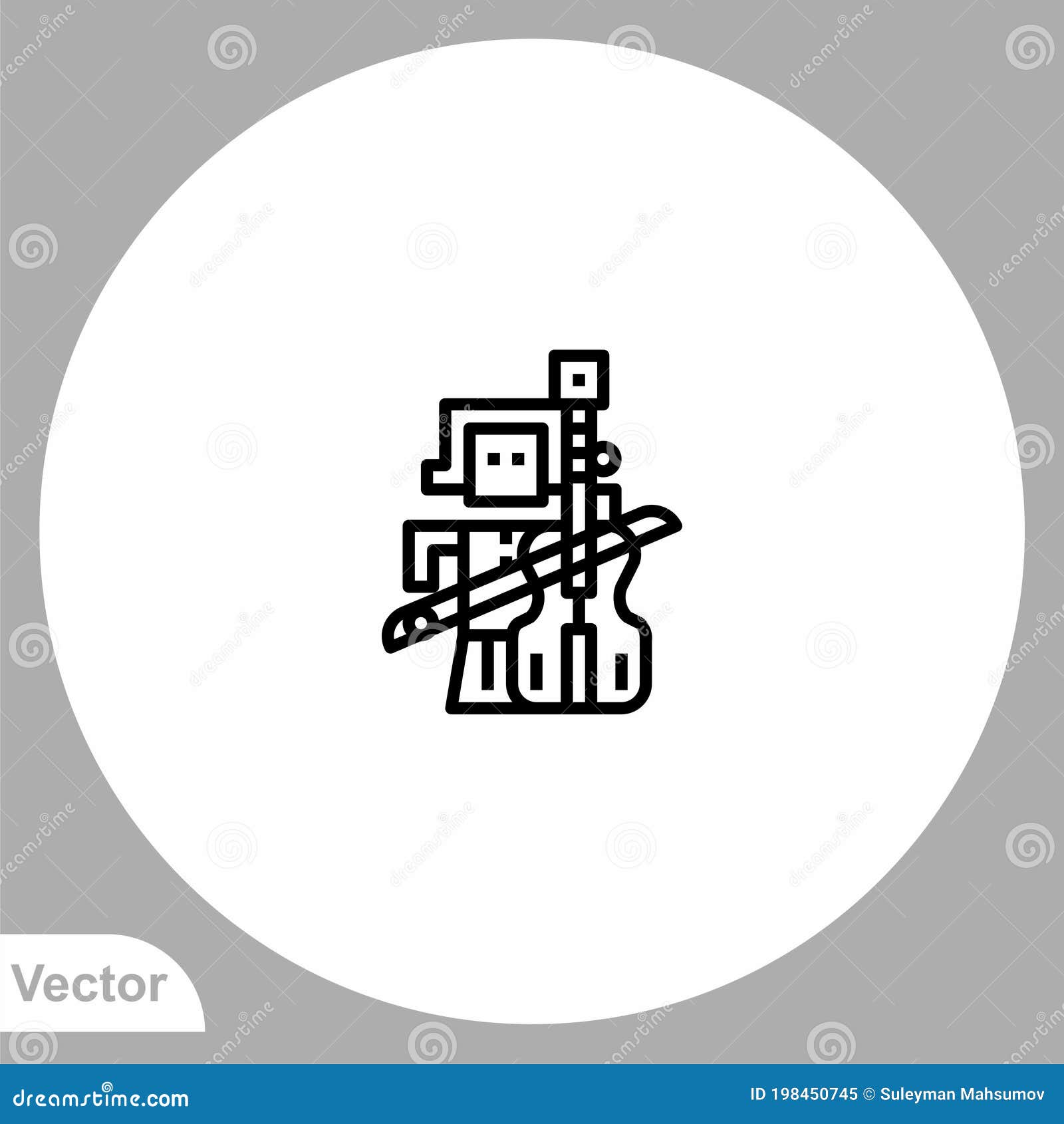 Cello Vector Icon Sign Symbol Stock Vector - Illustration of classical ...