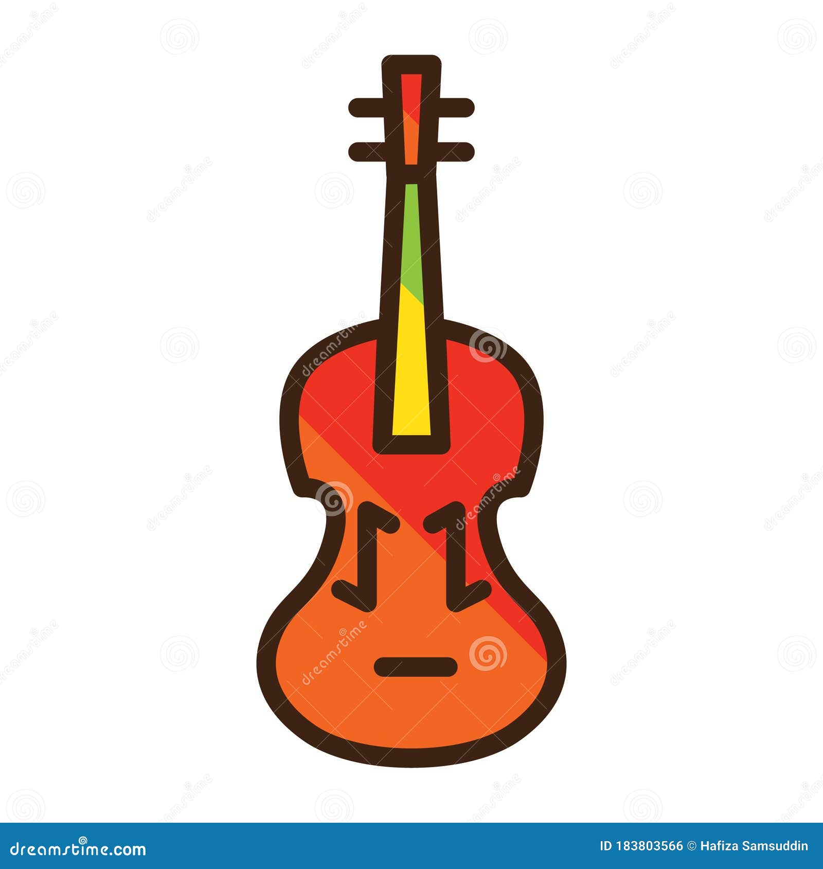 Cello. Vector Illustration Decorative Background Design Stock ...
