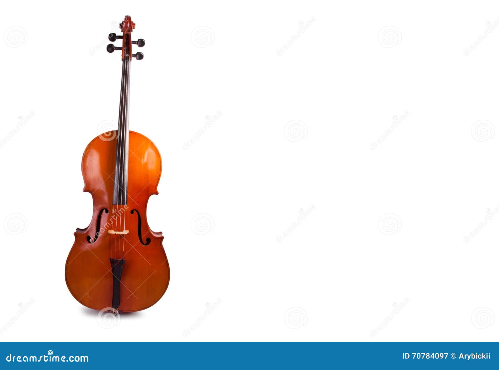 Cello on a White Background. Stock Image - Image of performance ...