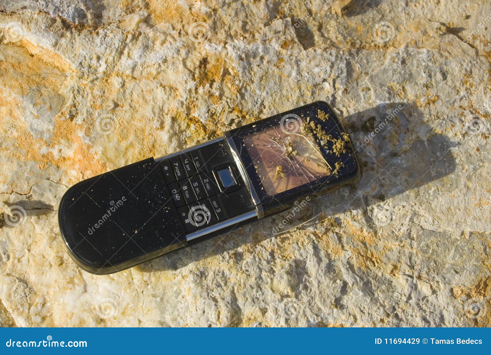 Cellphone stock image. Image of break, call, dirt, gprs - 11694429