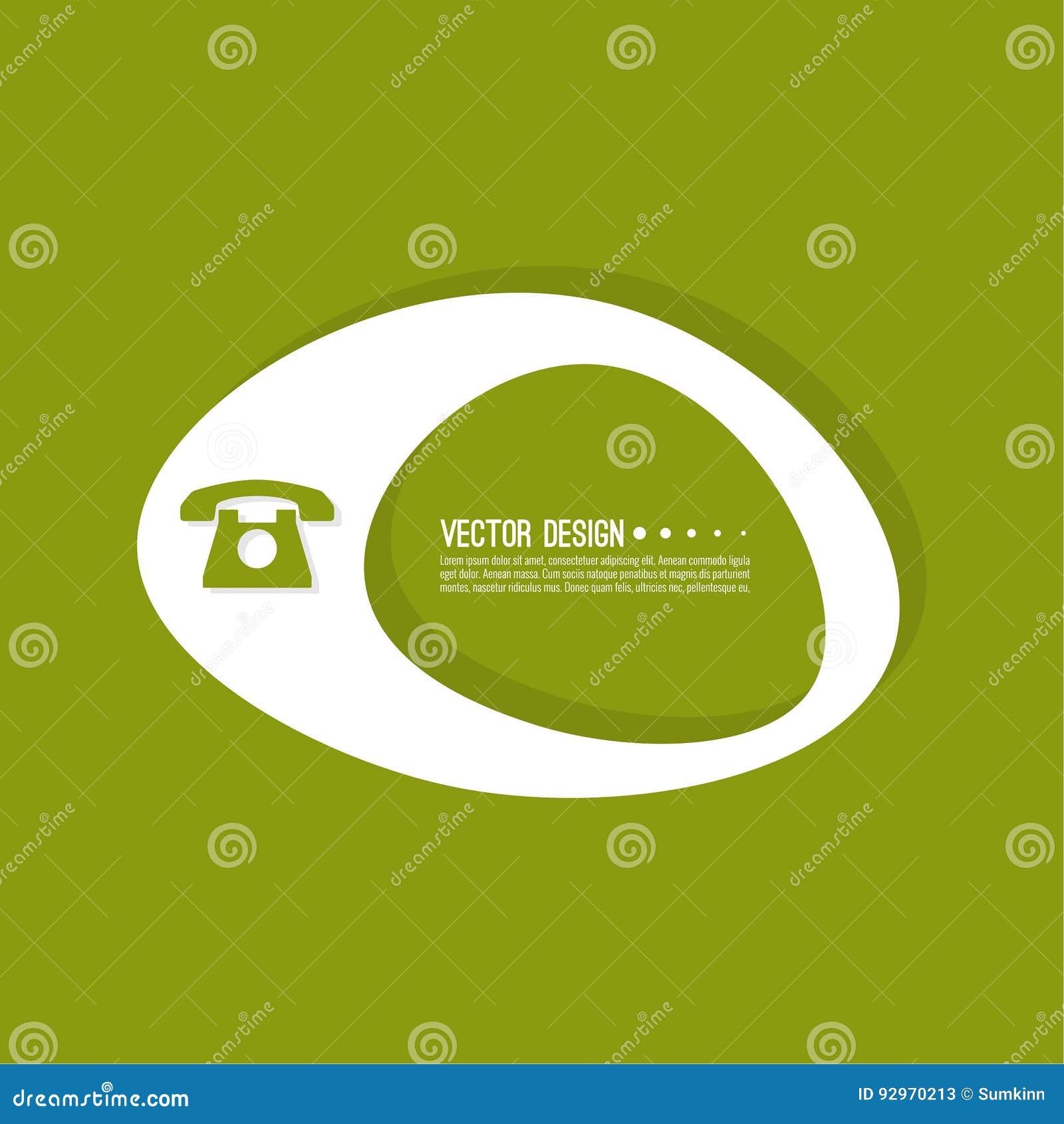 Cellphone Banner Blank Template. Stock Vector - Illustration of ...