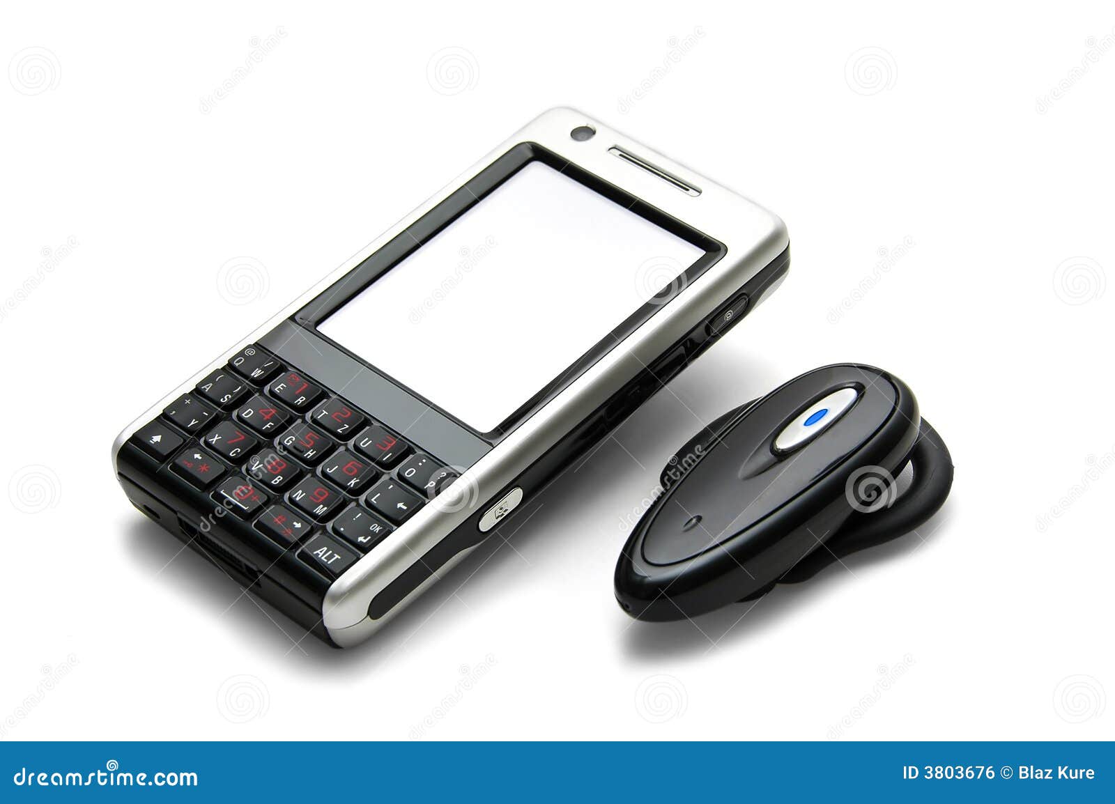 Cellphone with Bluetooth stock photo. Image of cellphone - 3803676