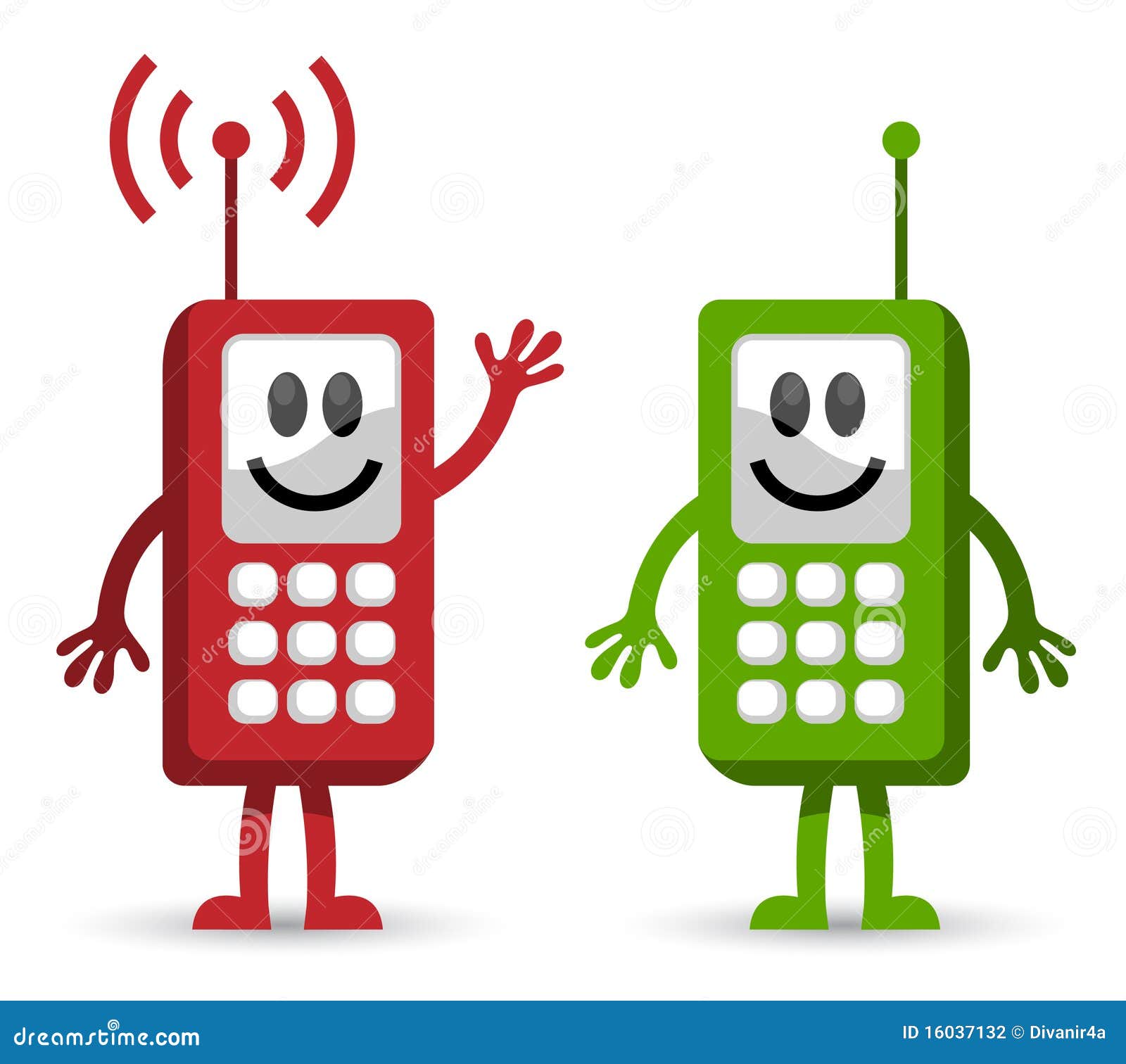 Cellphone conversation stock vector. Illustration of mobile - 16037132