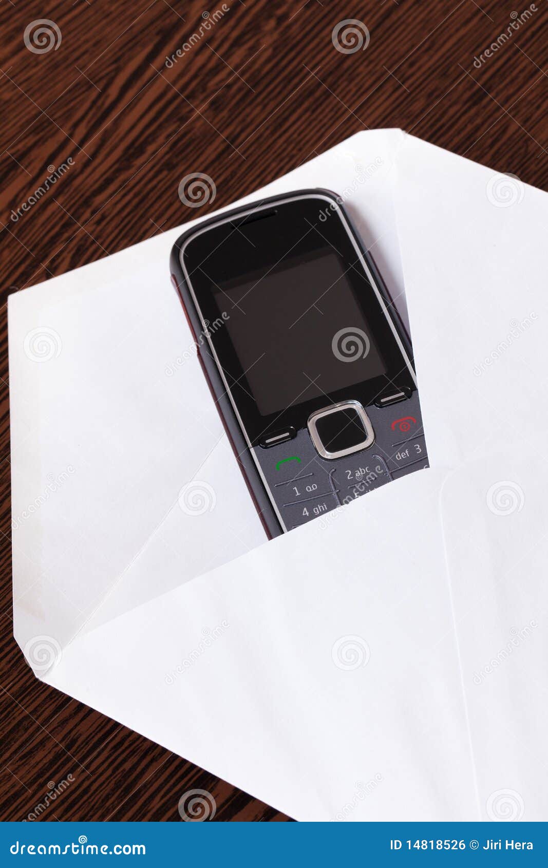 Cellphone and envelope stock photo. Image of smartphone - 14818526