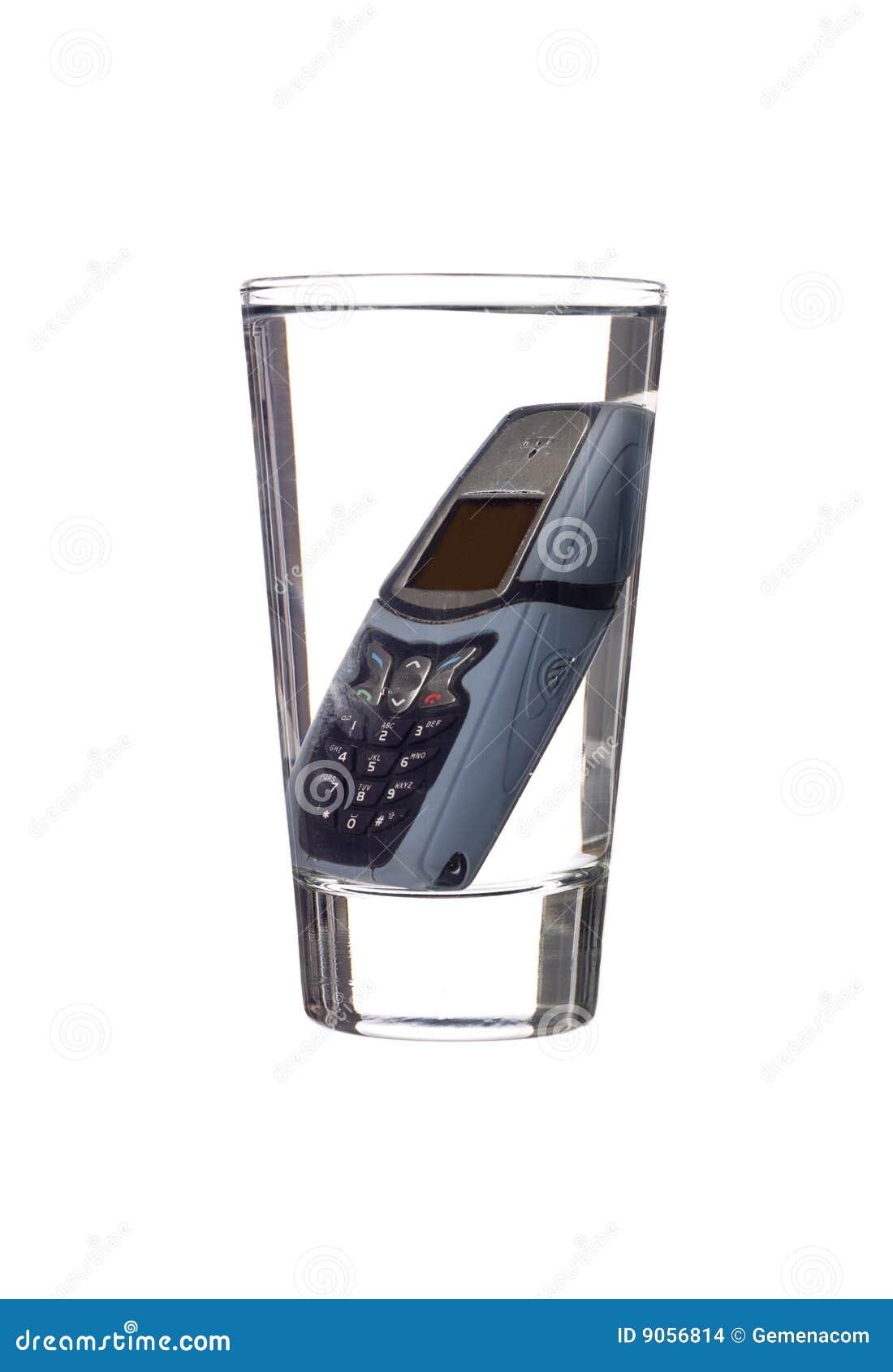Cellphone in a Glass of Water Stock Photo - Image of studio, waterproof ...