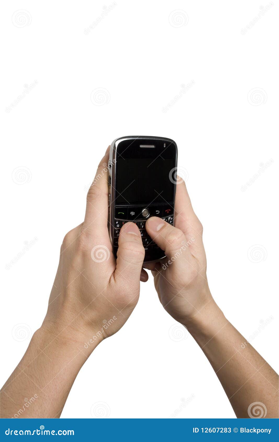 Cellphone in Hand stock image. Image of device, charges - 12607283