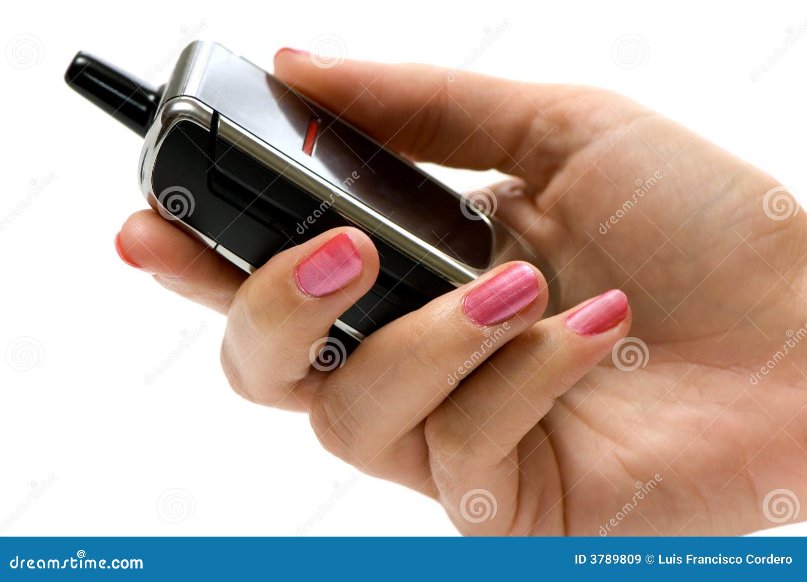 Cellphone in hand 3 stock image. Image of black, businesswoman - 3789809