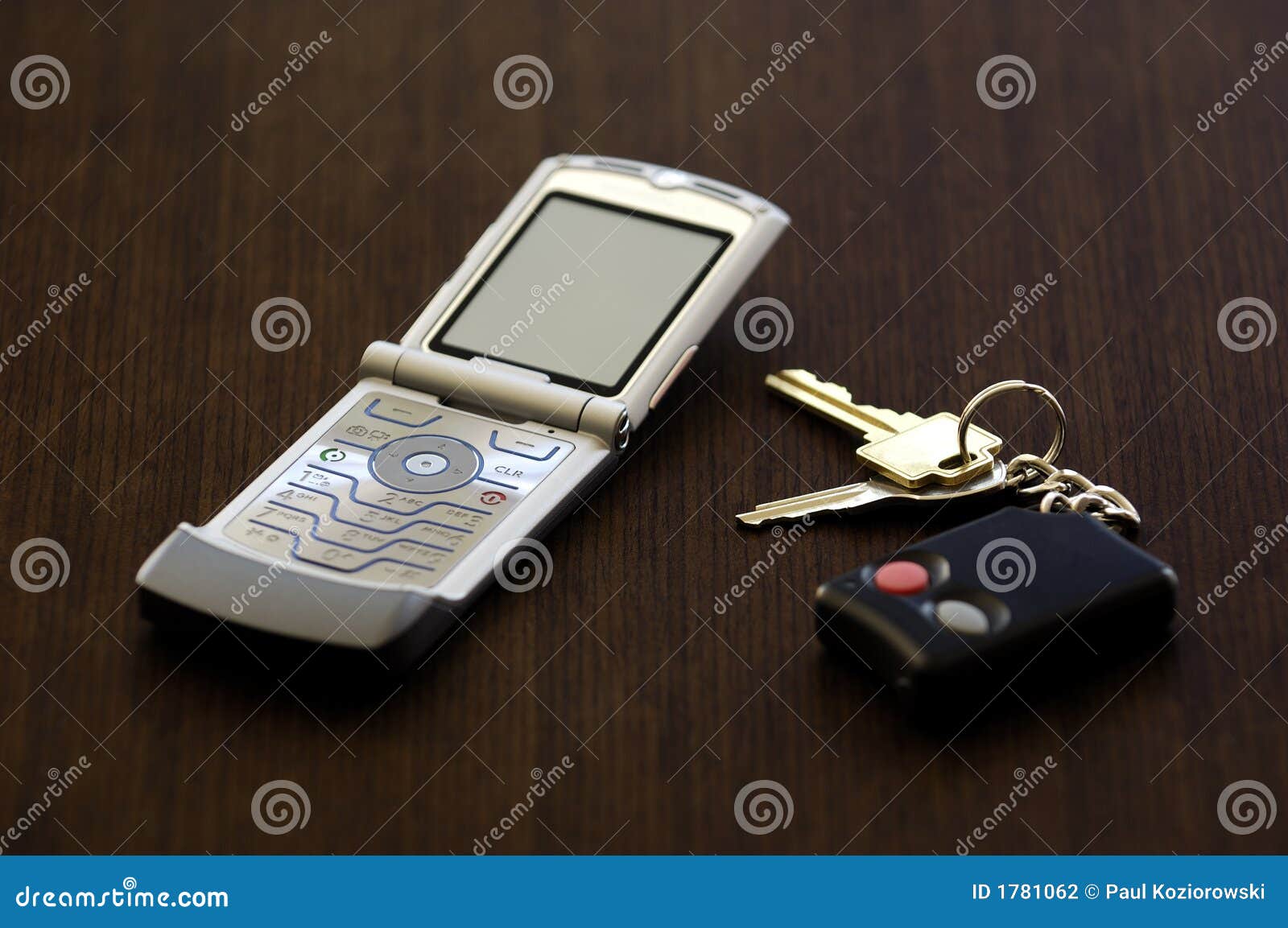 Cellphone and keys stock photo. Image of open, transmitter - 1781062