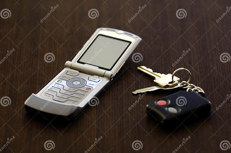 Cellphone and keys stock photo. Image of open, transmitter - 1781062