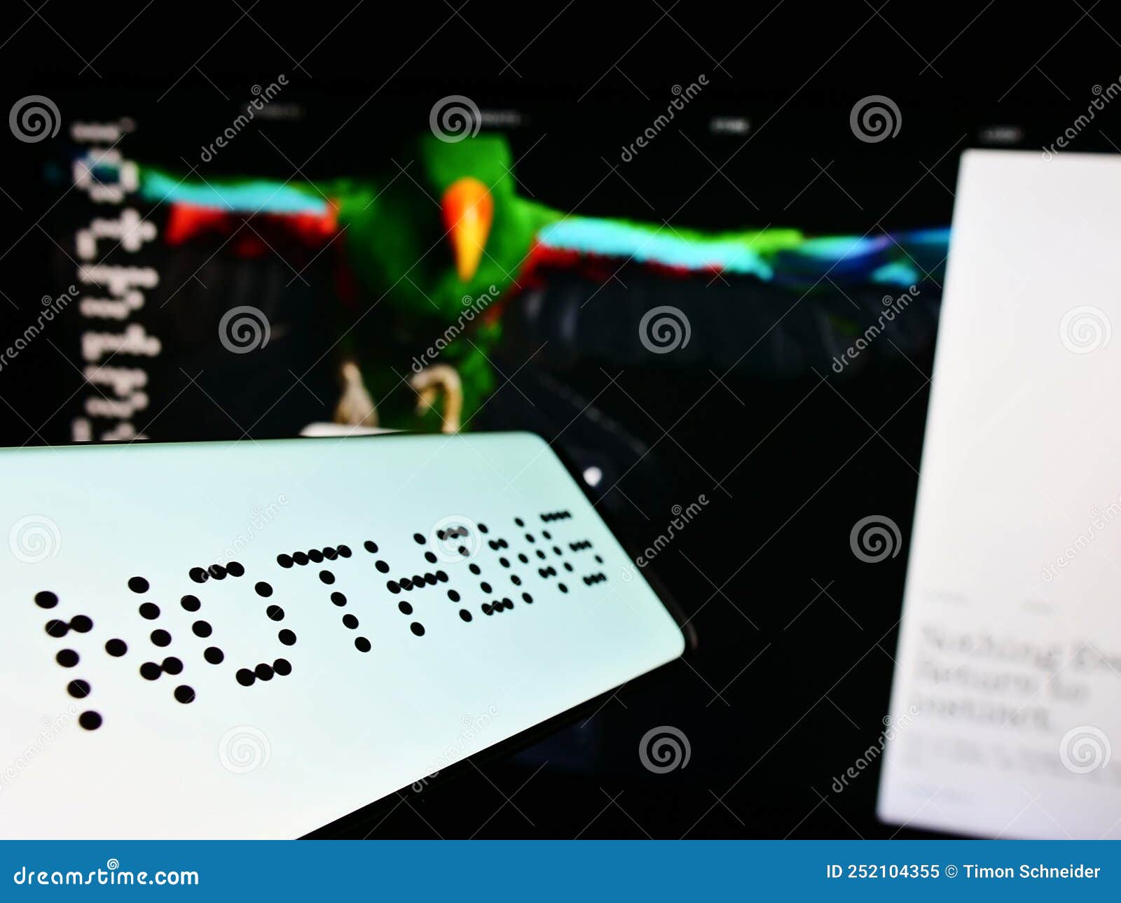 Cellphone with Logo of British Company Nothing Technologies Limited on ...