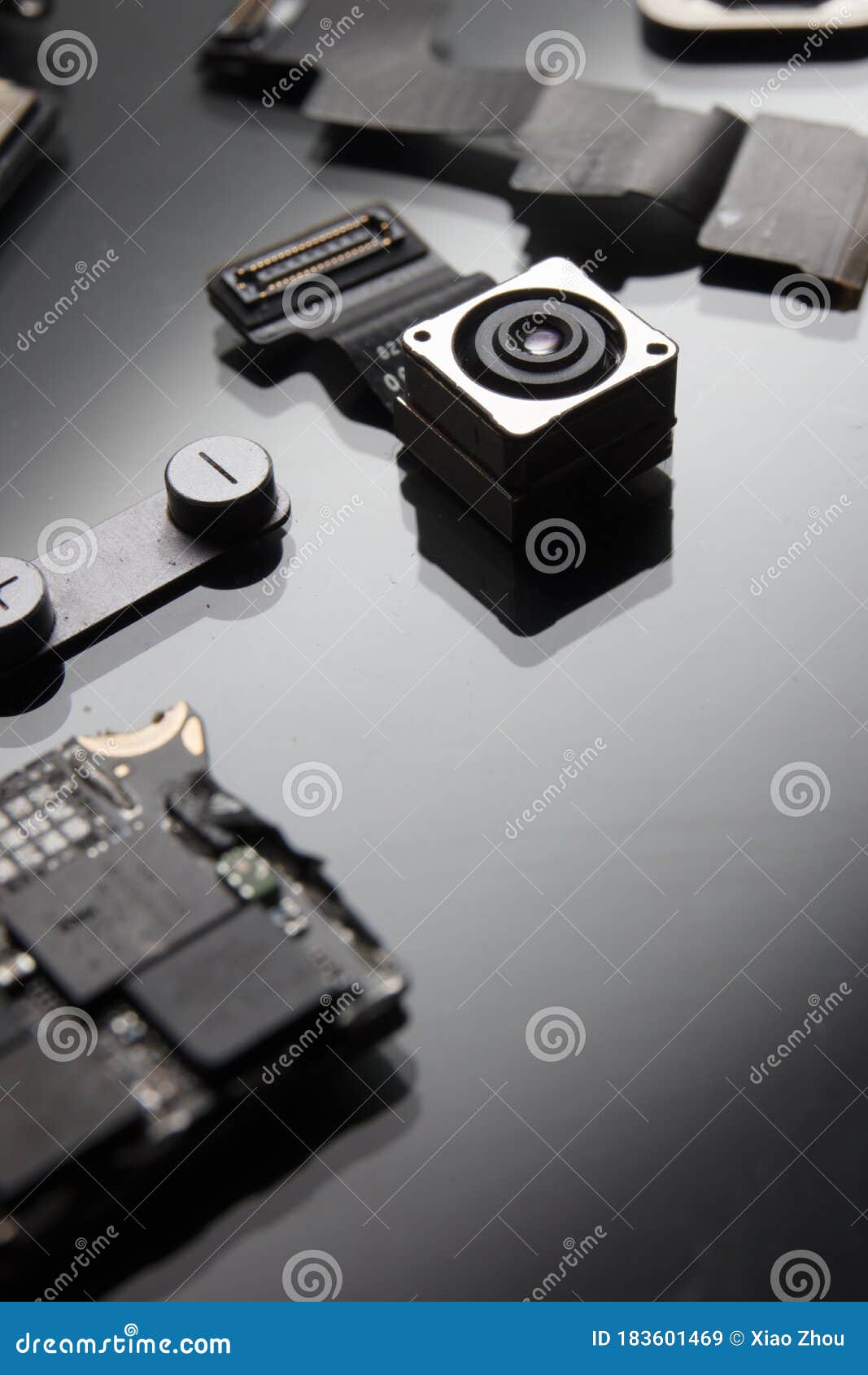 Cellphone parts stock image. Image of digital, data - 183601469