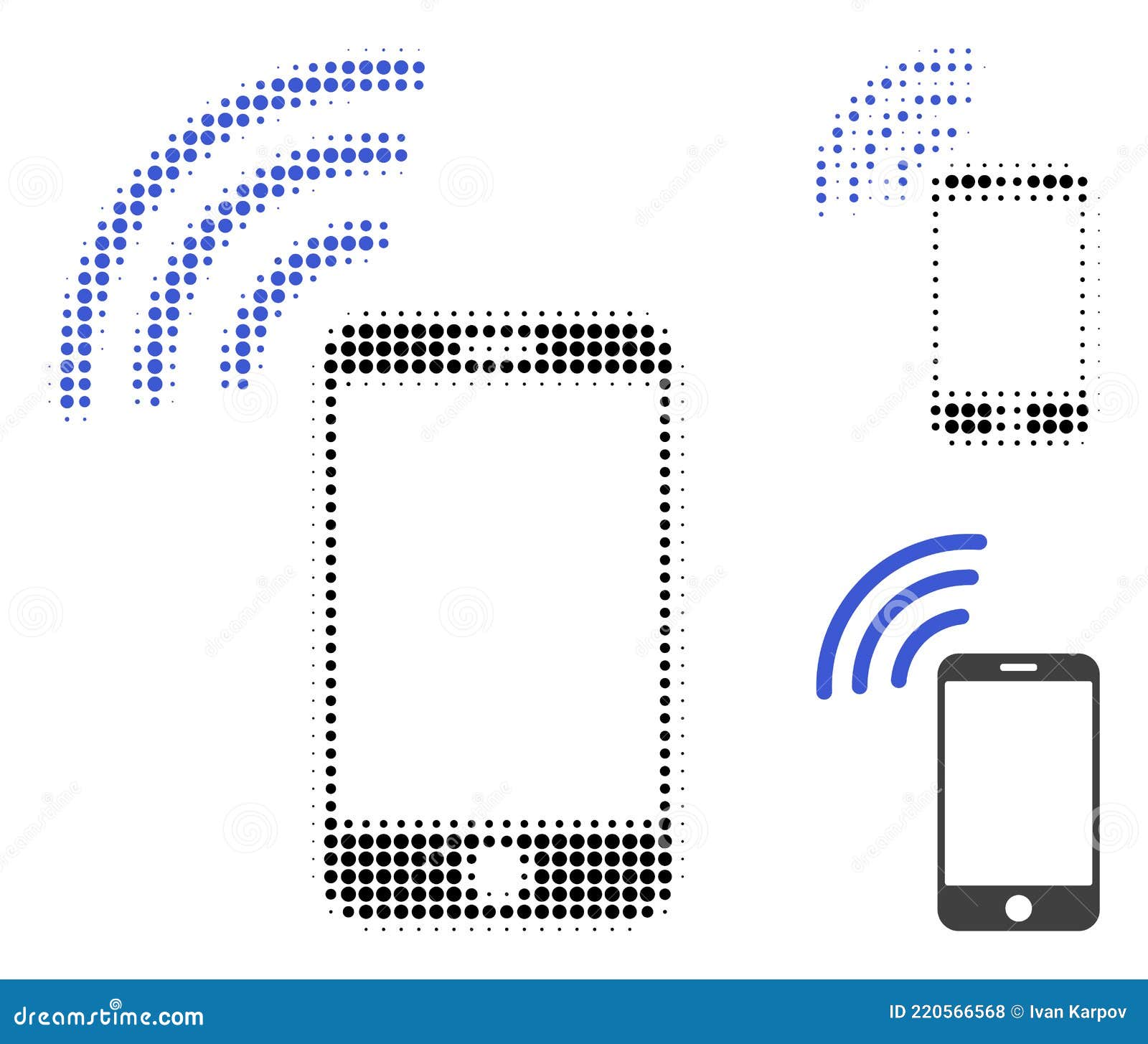 Cellphone Signal Halftone Dotted Icon Stock Vector - Illustration of ... Cellphone Signal Halftone Dotted Icon Stock Vector - Illustration of ...