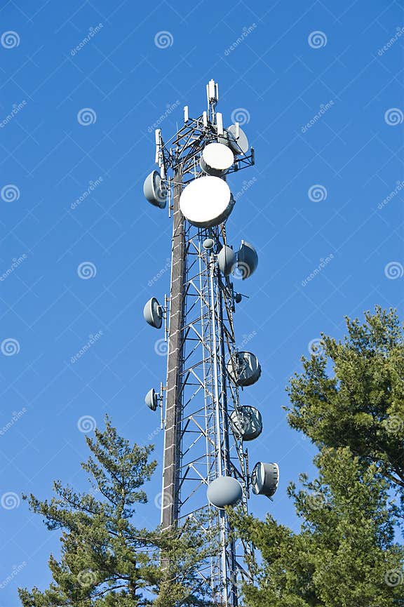 Cellphone tower stock photo. Image of receiver, cell - 22471260