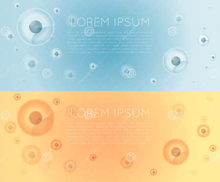 Cells banner stock vector. Illustration of chemistry - 59888750