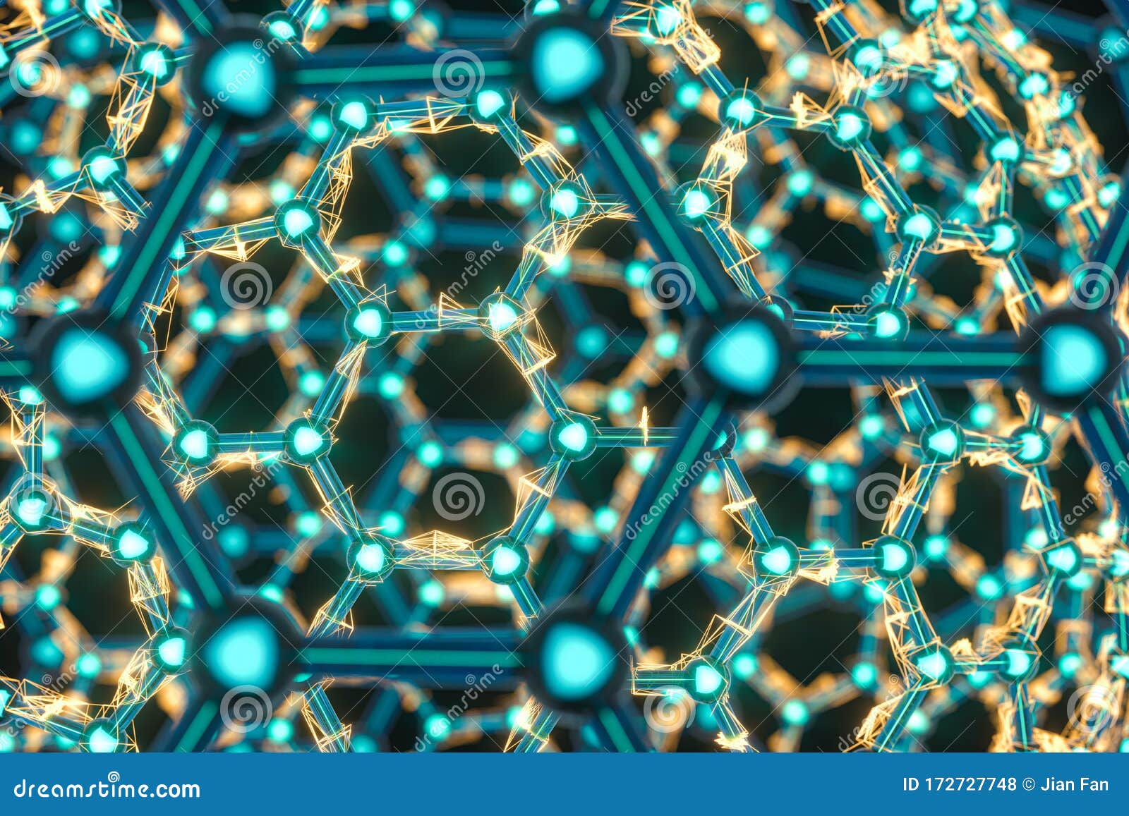 Cells and Biological Chain,molecules and Abstract Conception,3d ...