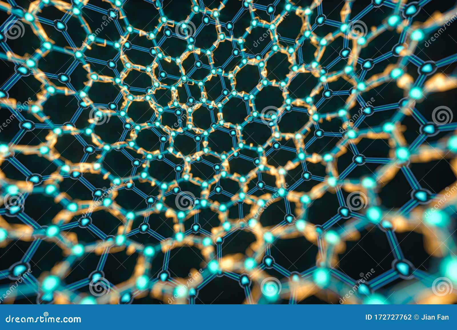 Cells and Biological Chain,molecules and Abstract Conception,3d ...