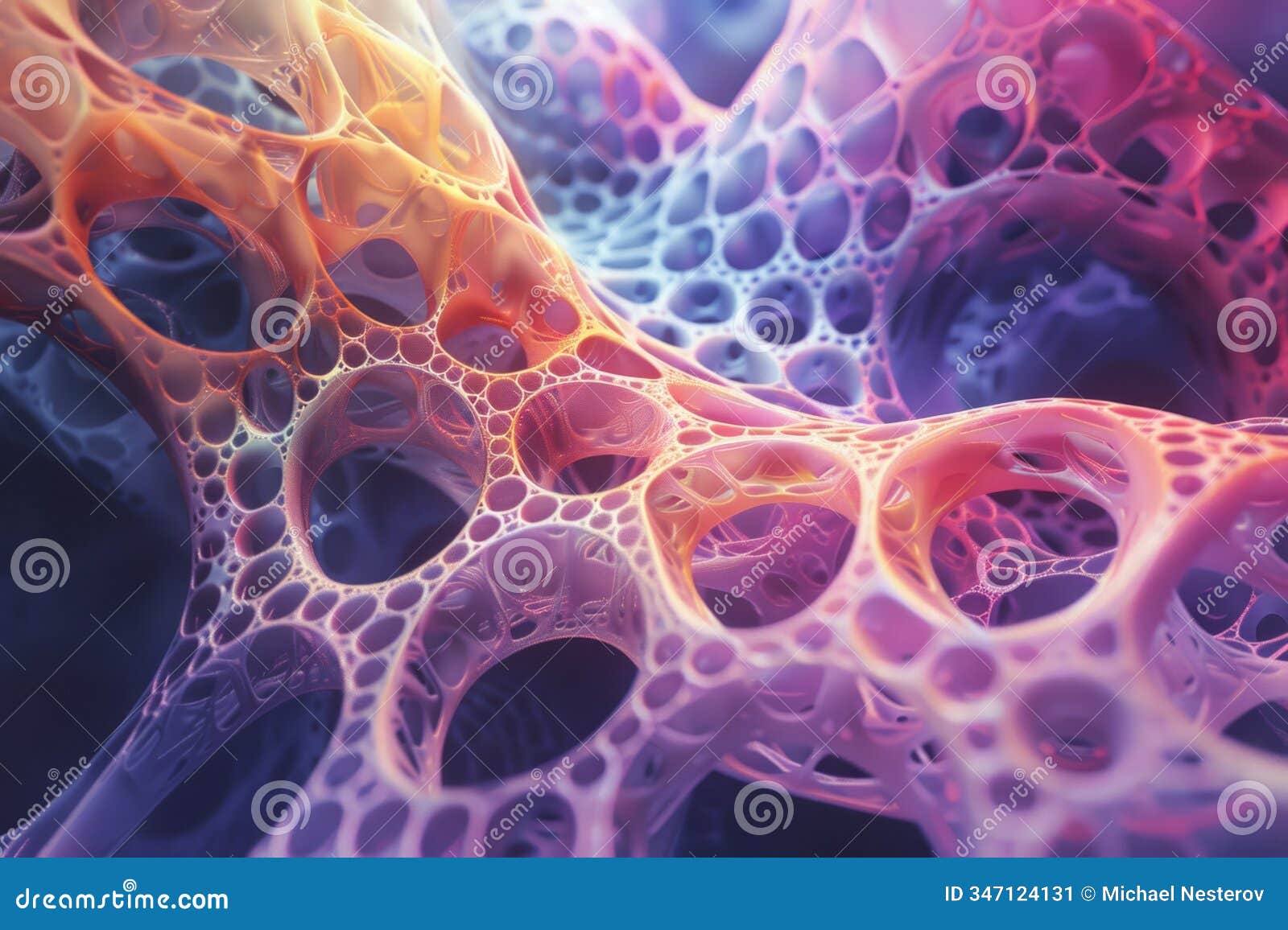 Cells, Cellular Matrix Abstract Background Stock Image - Image of ...