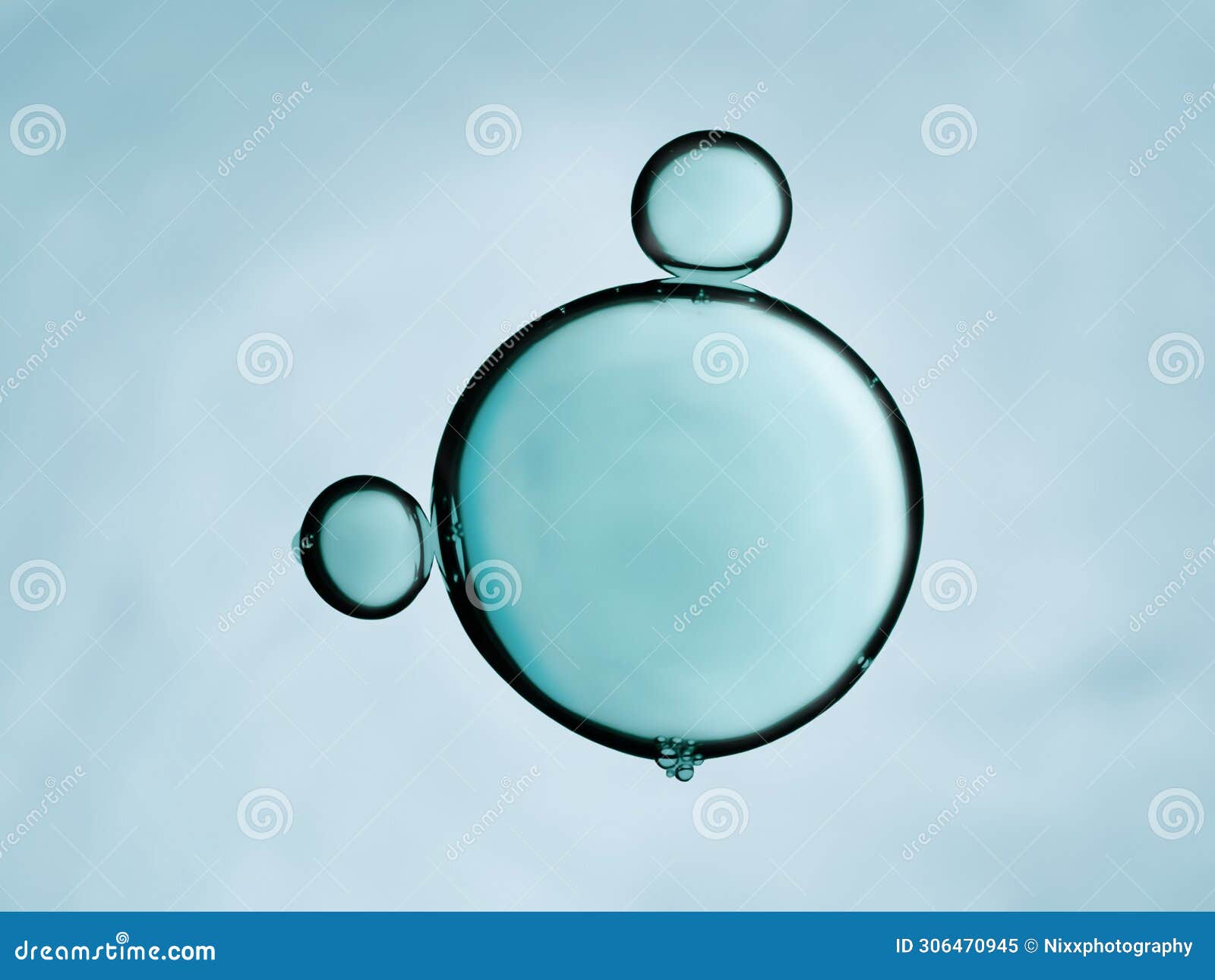 Cells Division Process, Cell Divides into Two Cells Stock Image - Image ...