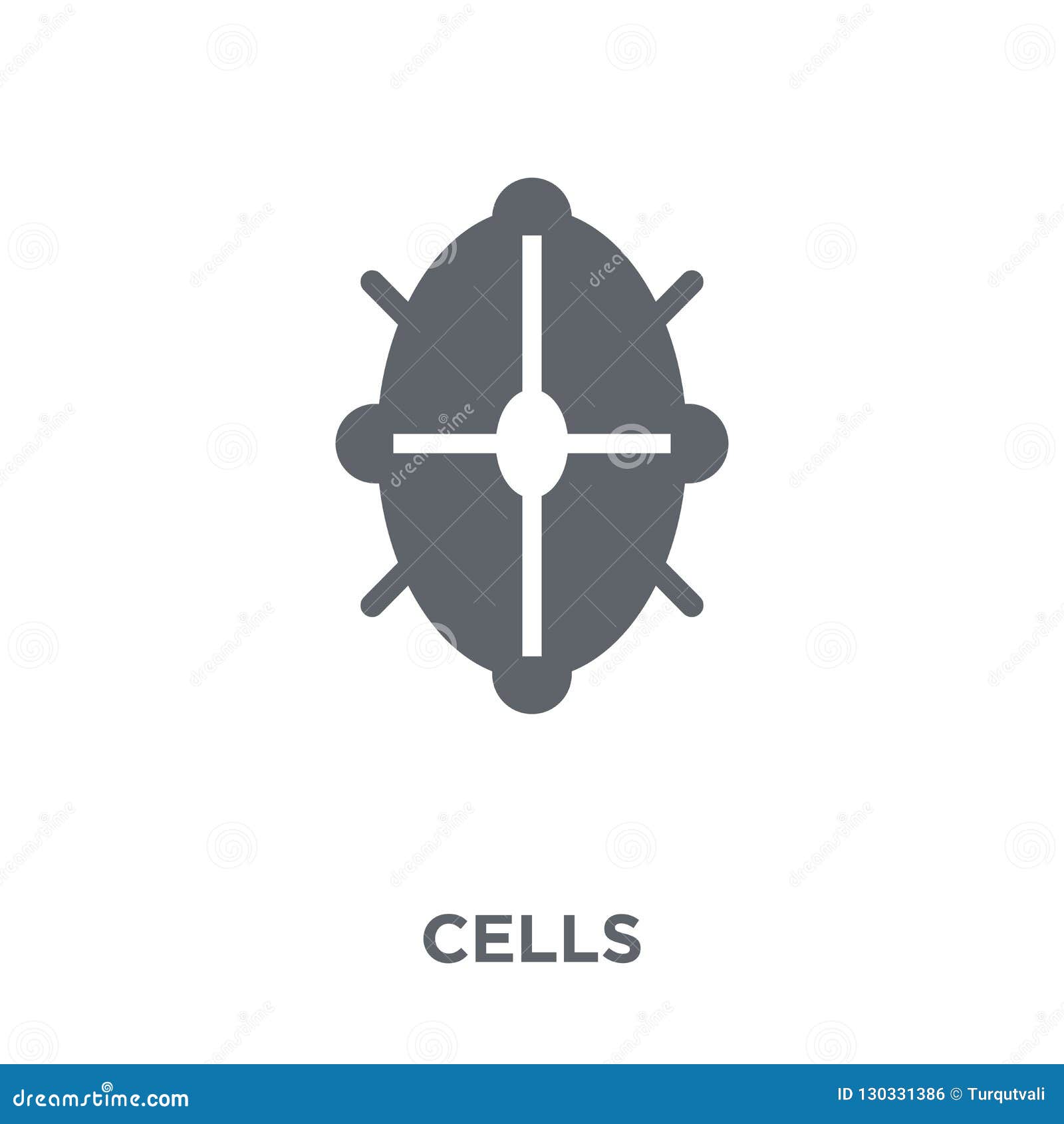 Cells Icon from Science Collection. Stock Vector - Illustration of icon ...