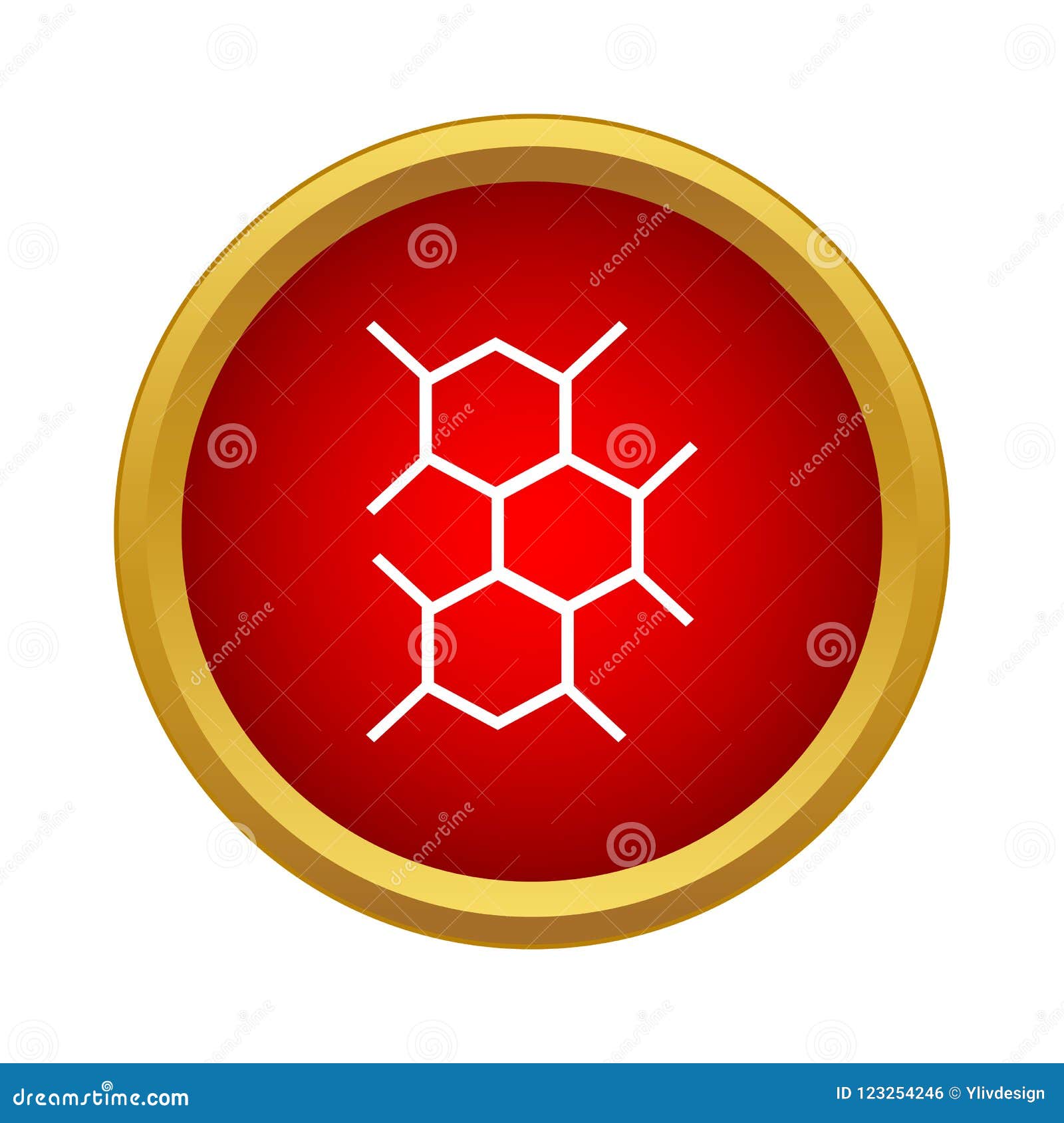 Cells icon, simple style stock illustration. Illustration of icon ...