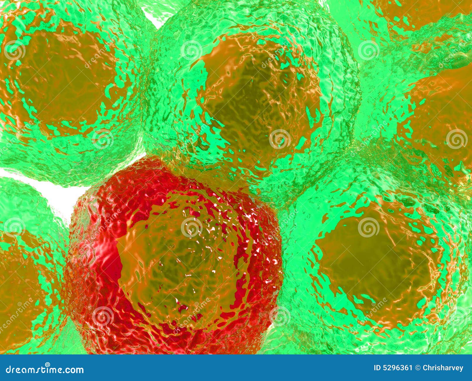 Cells with Infection 2 stock illustration. Illustration of tissue - 5296361