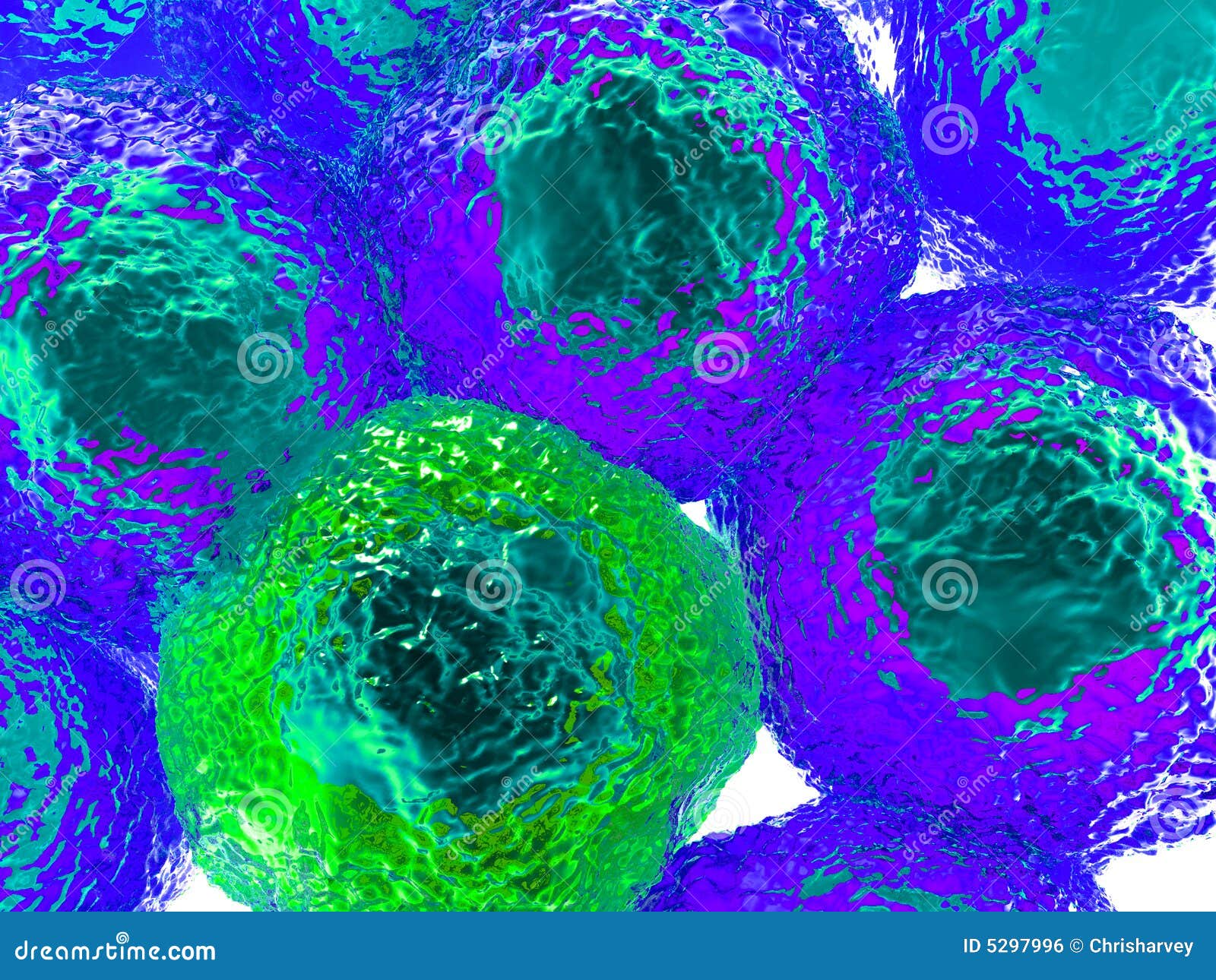 Cells with Infection 4 stock illustration. Illustration of macro - 5297996