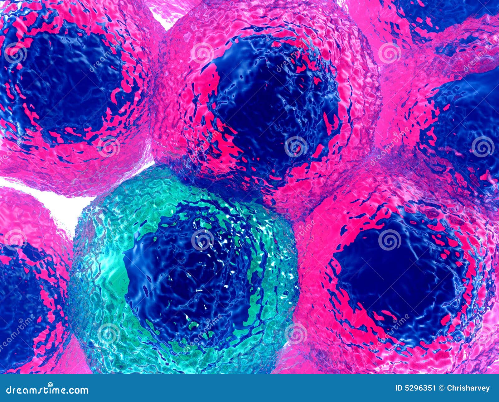 Cells with Infection stock illustration. Illustration of background ...