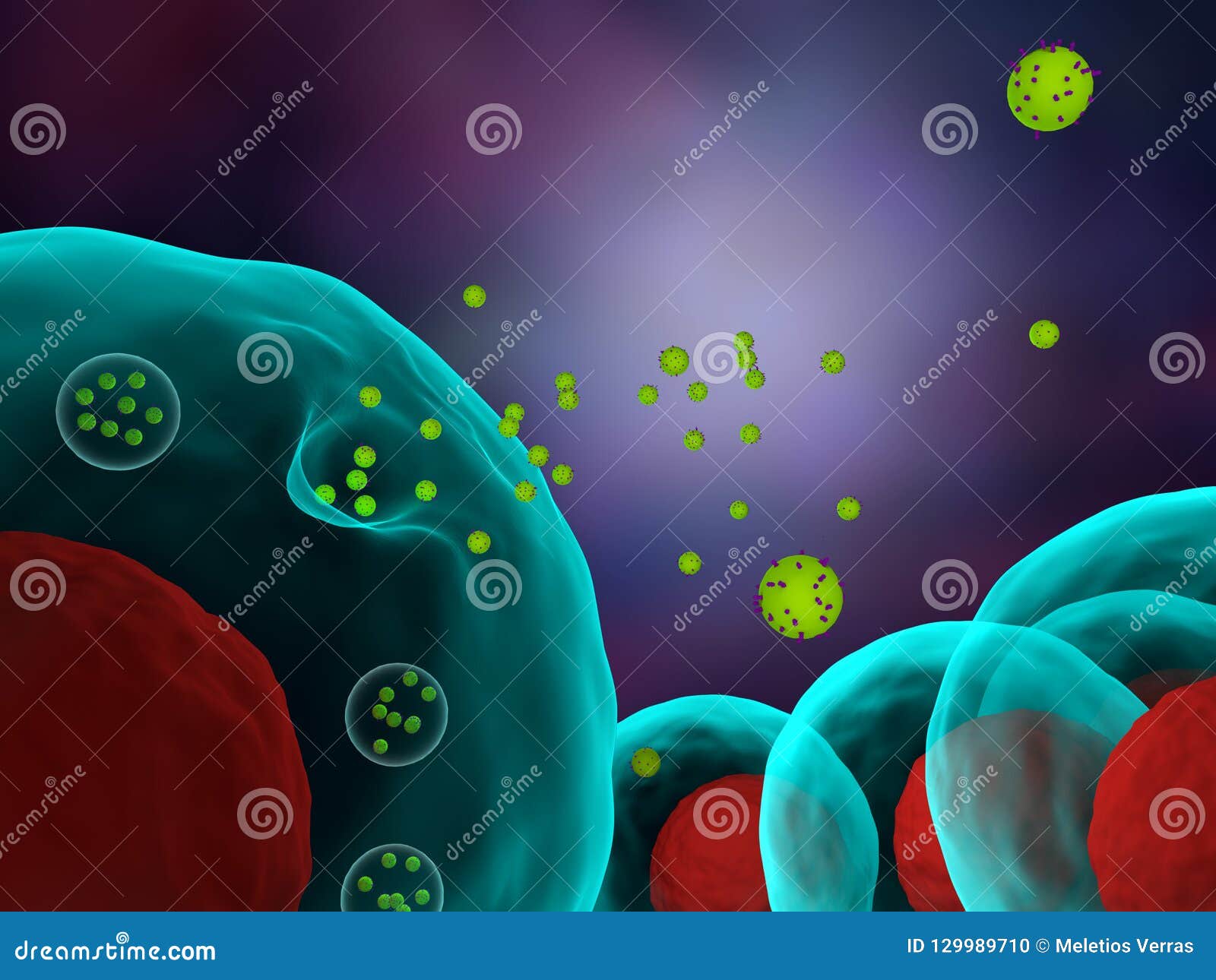 Exosomes Stock Illustration | CartoonDealer.com #140642005