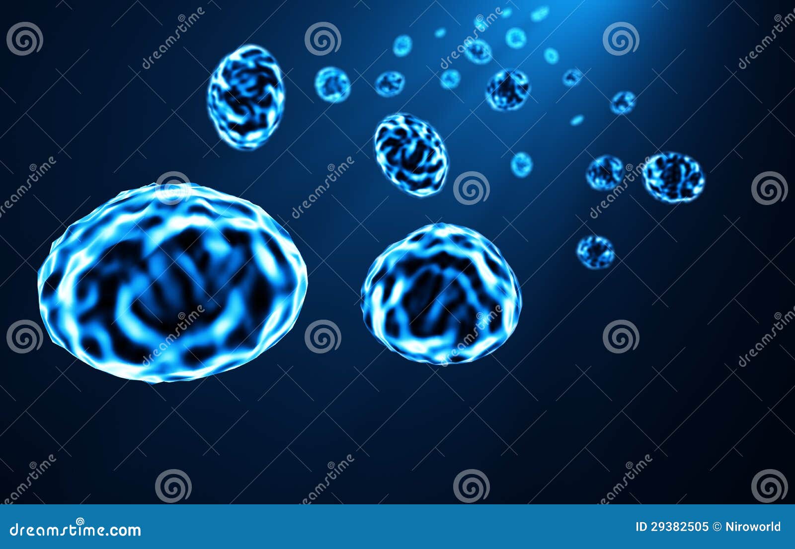 Cells and Science Background Stock Illustration - Illustration of ...
